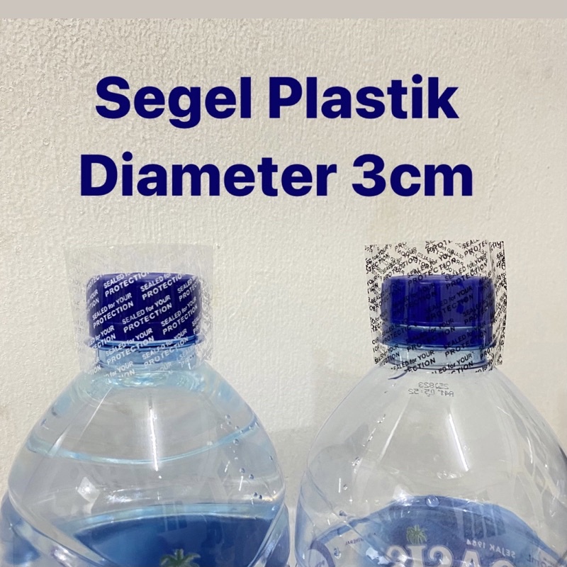 Jual Segel Plastik Tutup Botol Diameter 3cm isi 50 | Shopee Indonesia