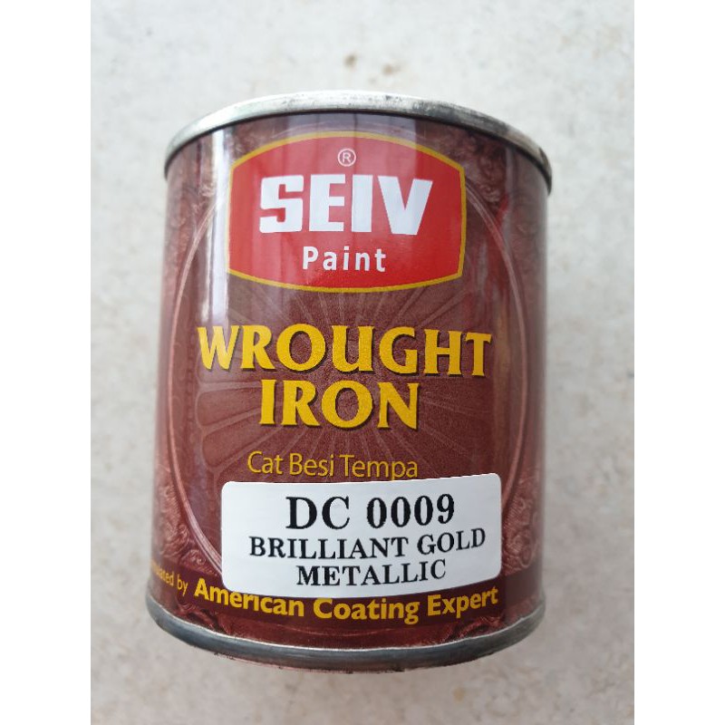 Jual Cat besi tempa wrought iron seiv 250ml warna brilliant gold ...