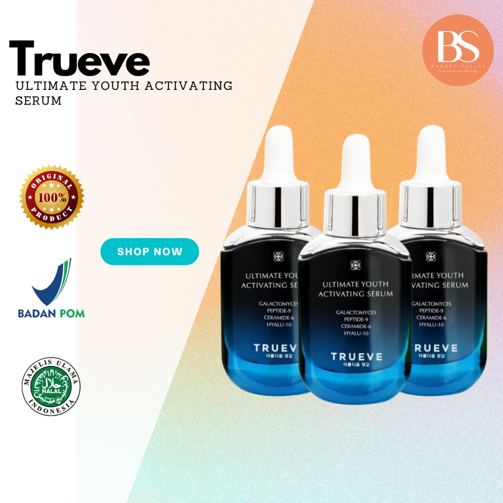 Jual TRUEVE Ultimate Youth Activating Serum 30ml (100% ORIGINAL) (BPOM ...