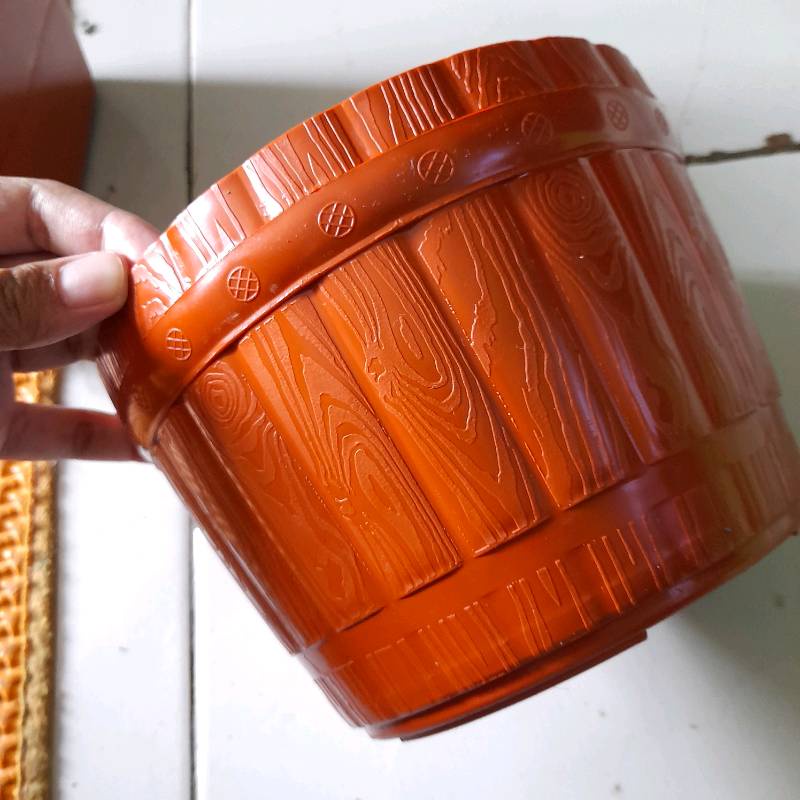 Jual Pot Dinding Kayu TB 23 High Way Pot HW 23 Pot Gentong D : 18cm ...