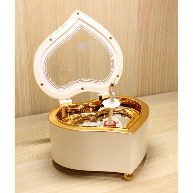 Jual Kotak Musik Music Box Love Balet Balerina Kaca Kado Hadiah Sedang ...