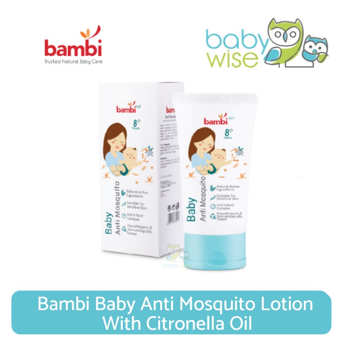 Jual Bambi Baby Anti Mosquito Lotion With Citronella Oil | Shopee Indonesia