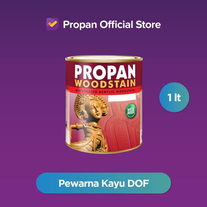 Jual PROPAN WOOD STAIN PEWARNA KAYU DOF - SALAK BROWN DOF | Shopee Indonesia