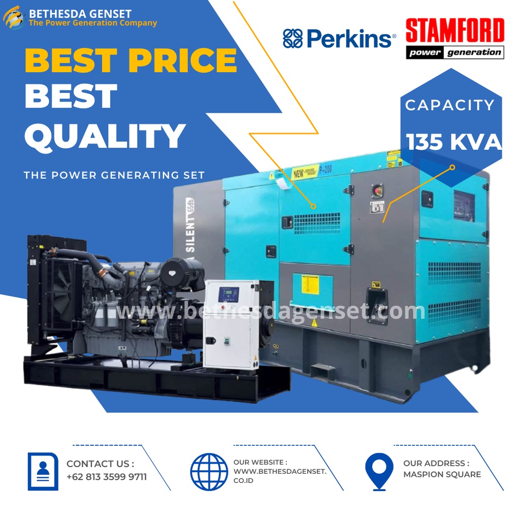 Jual Genset Ultra Silent 135 kVA Perkins | Shopee Indonesia