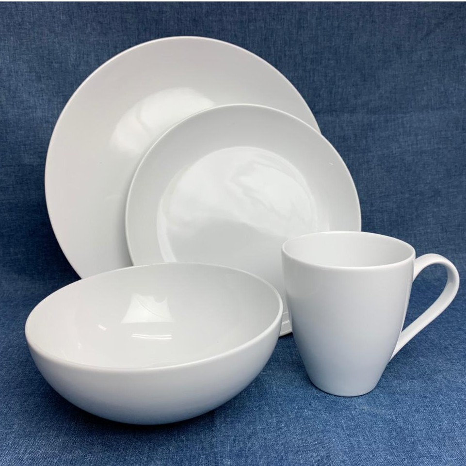 Jual Dinner Set Piring Makan Mug Keramik Best Seller (isi 4pcs ...