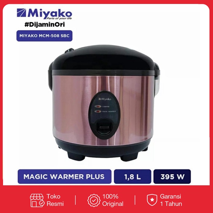 Jual Miyako MCM 508 SBC 3in1 Mejikom / Rice Cooker / Magic Com ...