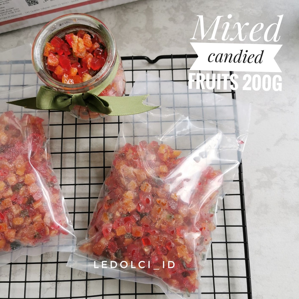 Jual APTUNION MIX FRUITS SUKADE BUAH KERING MIX FRUIT 200 GRAM | Shopee ...