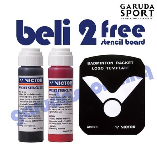 Jual tinta stencil ink tinta raket tinta spidol raket stencil board ...
