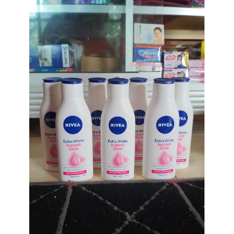 Jual Nivea Extra White Instant Glow Body Lotion 200 Ml Shopee Indonesia
