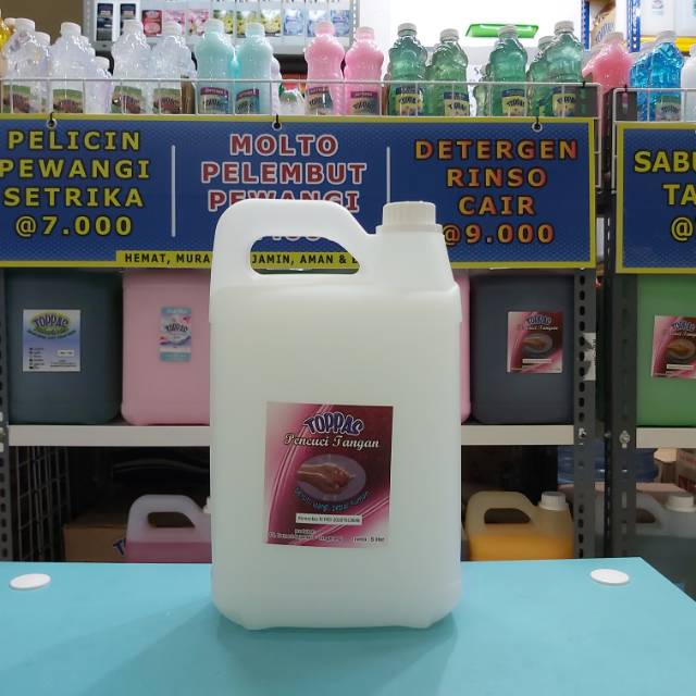 Jual SABUN CUCI TANGAN CAIR HANDSOAP JASMINE MELATI 5 LITER PREMIUM ...