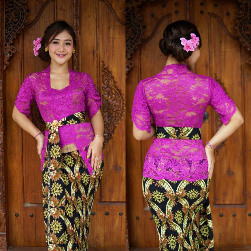Jual kebaya bet tangan mawar | Shopee Indonesia