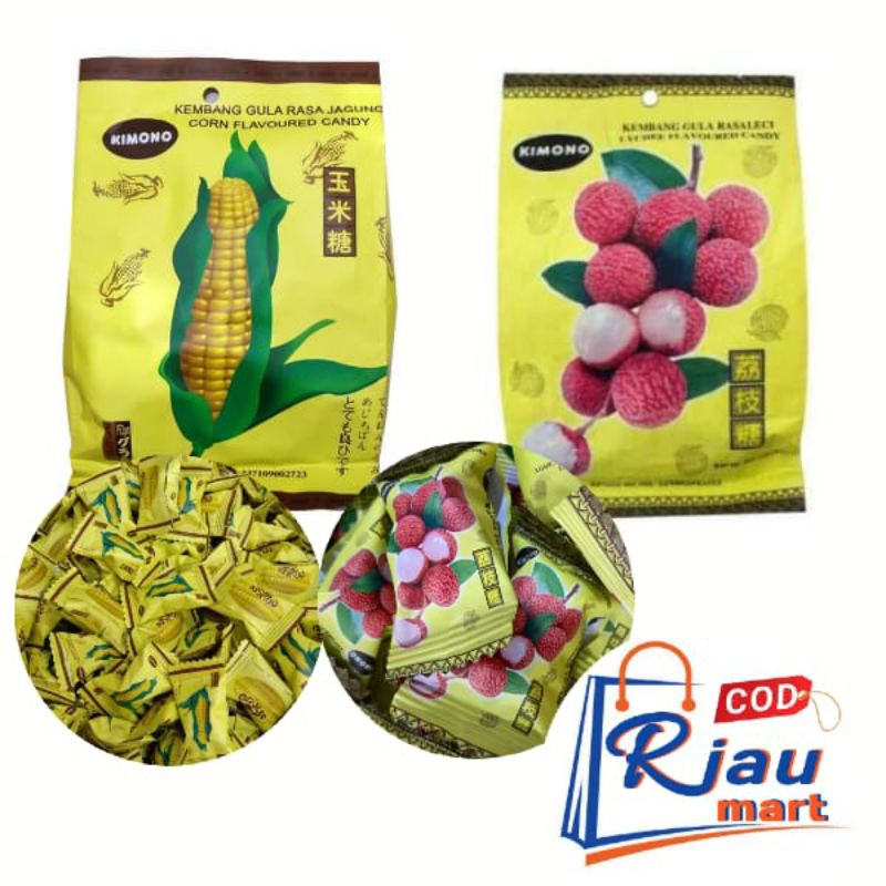 Jual Permen Jagung dan leci Kimono 150g | Shopee Indonesia