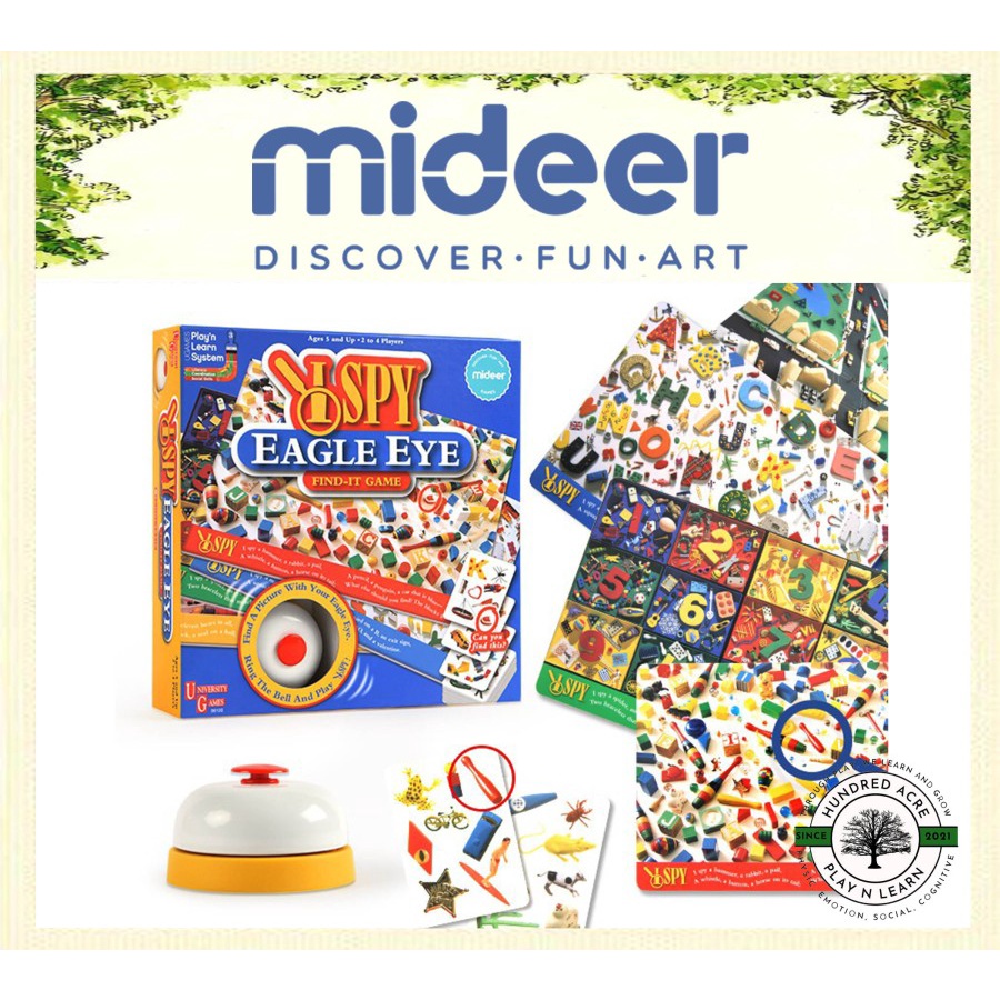 Jual Mideer - I SPY EAGLE EYE [Mainan Board Game Anak] | Shopee Indonesia