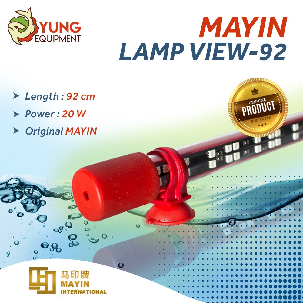 Jual Lampu led View Arowana Mayin International size 92cm | Shopee ...