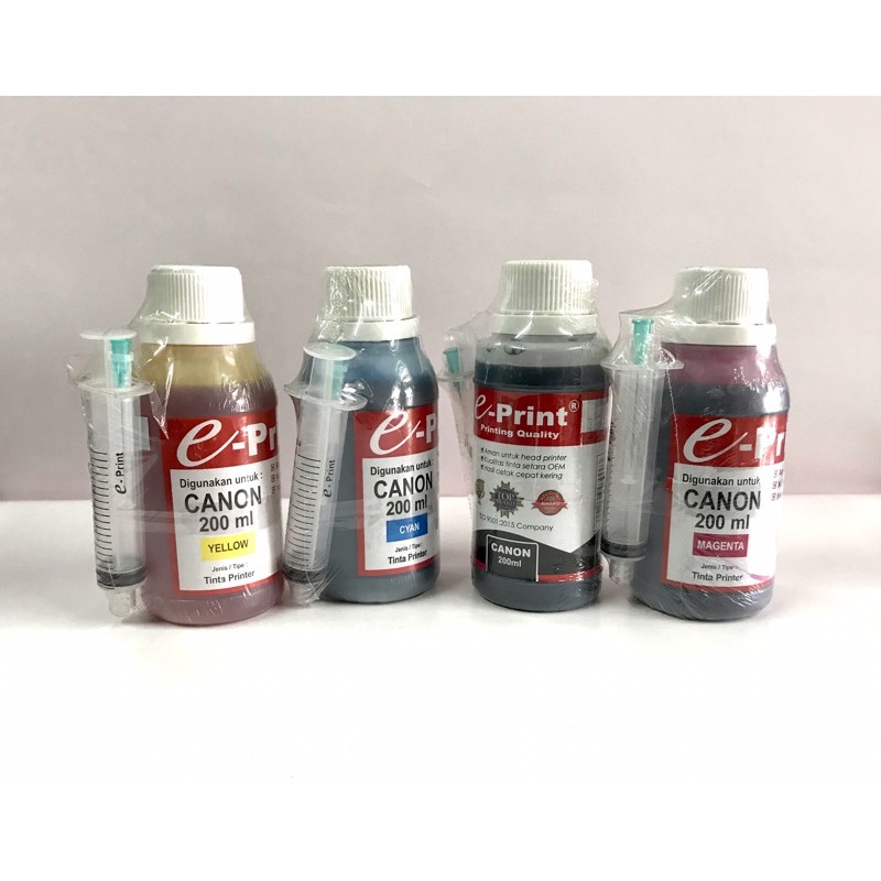 Jual TINTA PRINTER CANON E-PRINT 200 ml | Shopee Indonesia