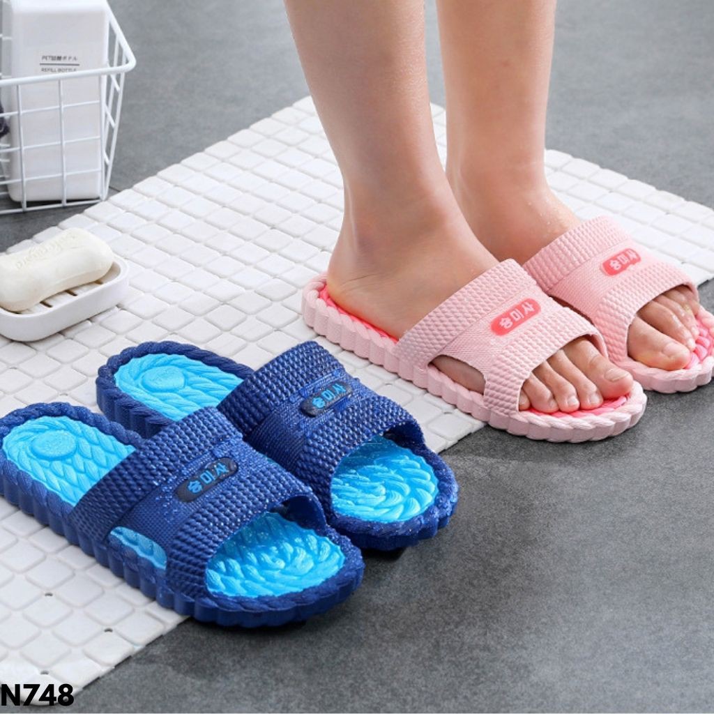 Jual SANDAL RUMAH WANITA PRIA UNISEX NYAMAN TOILET DAPUR INDOOR RUMAHAN ...
