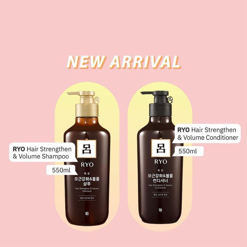 Jual RYO Hair Strengthen & Volume Shampoo - Conditioner | Shopee Indonesia