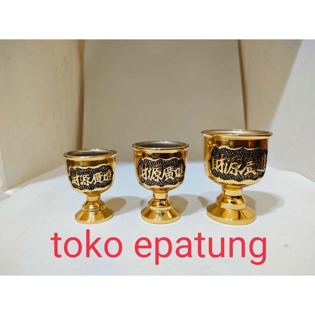 Jual Gelas sembahyang / cangkir altar - kuningan - Taiwan | Shopee ...