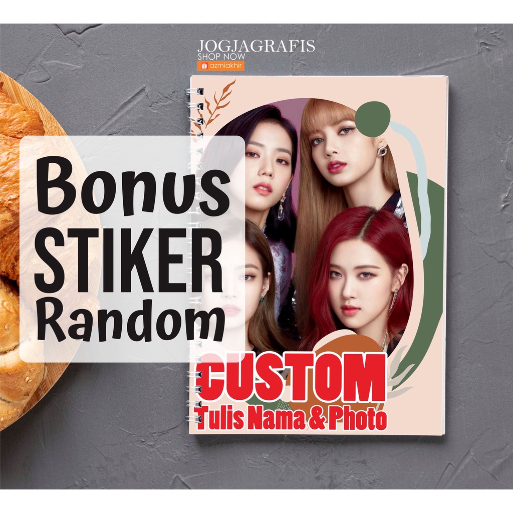 Jual Buku Notebook Custom Frame Photo A5 Custom Desain / BUKU TULIS ...