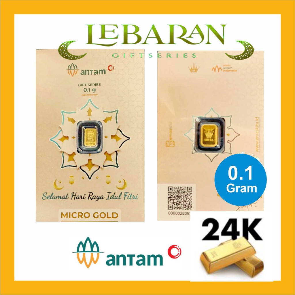 Jual LM EMAS LOGAM MULIA ANTAM 0,1 0.1 GRAM HARTADINATA EMAS KITA IDUL ...