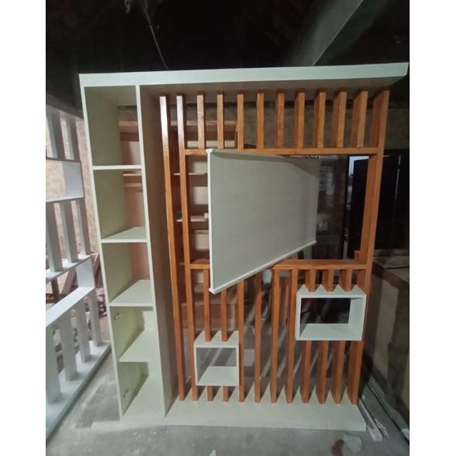 Jual sekat rumah minimalis/ backdrop tv minimalis ukuran 200x150 ...