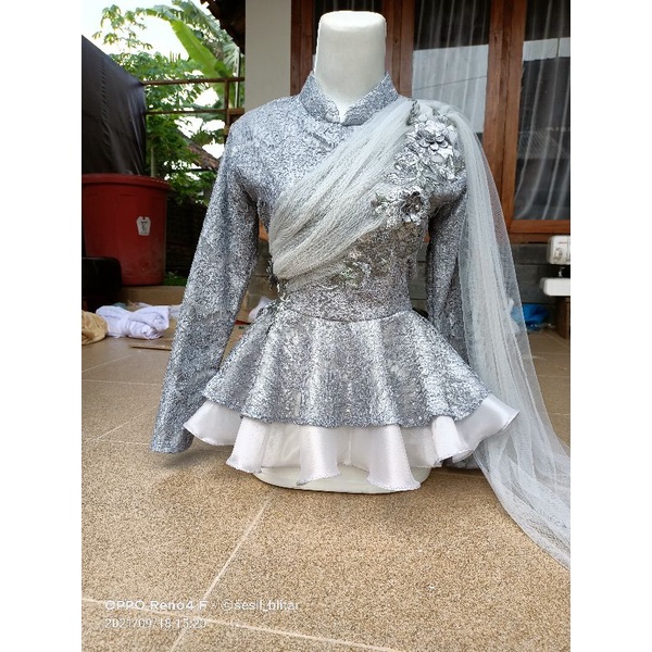 Jual kebaya full furing selendang tempel | Shopee Indonesia