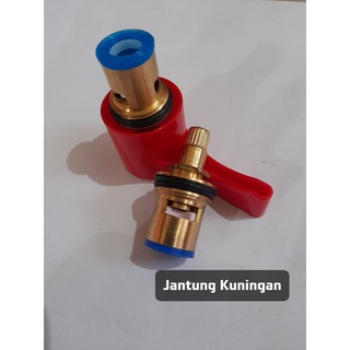 Jual Handle Kran Air + Jantung Kran Kuningan / Handle Kran Tembok ...