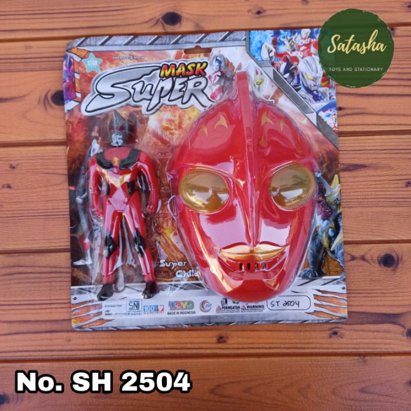 Jual ST.2504 Mainan Anak Topeng Ultraman / Topeng + Robot Ultramen ...