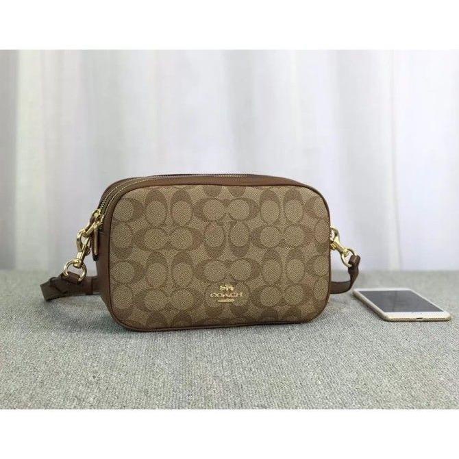 Jual Tas Selempang Coach Jes Crossbody In Signature / Tas Coach Woman ...