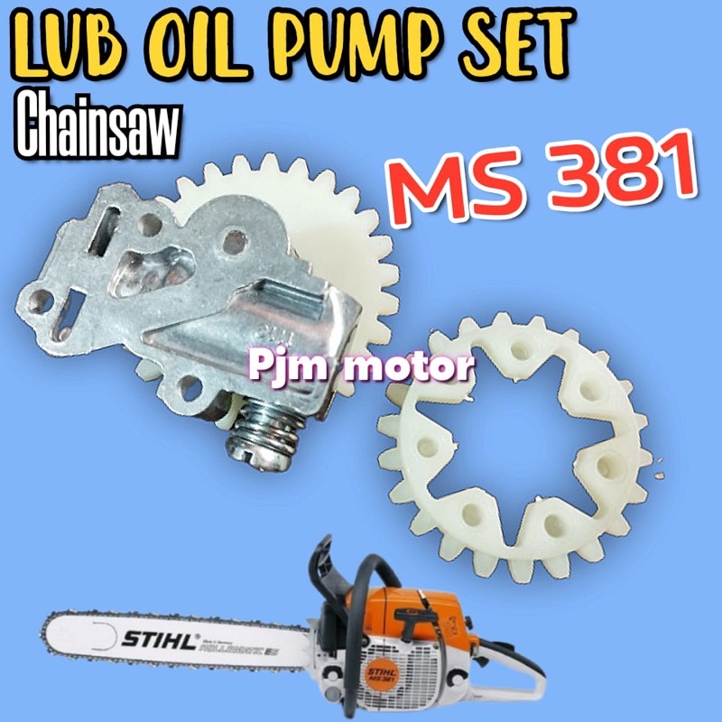 Jual ms381 Lub oil pump set Pompa oli mesin chain saw senso sinso stihl sthil Ms 381 Pompa Oli ...