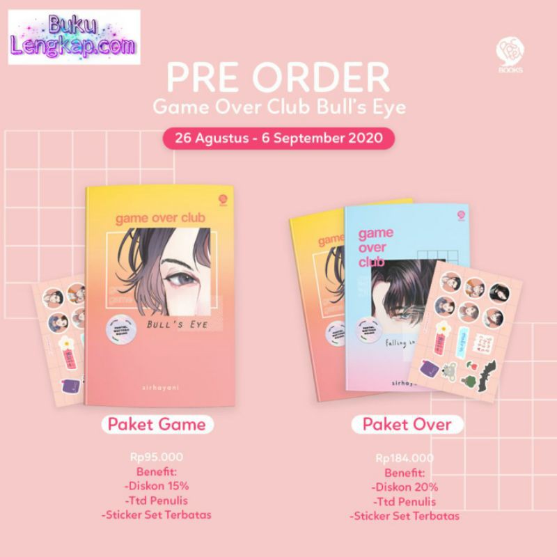 Jual buku novel GAME OVER CLUB: BULL S EYES (BONUS TTD + STIKER ...