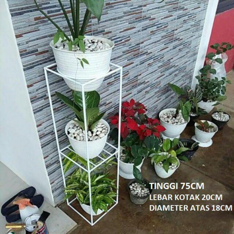 Jual standing pot besi minimalis/RAK POT BESI | Shopee Indonesia