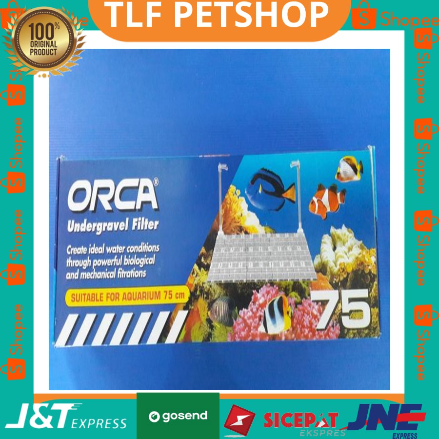 Jual ORCA 75 Undergravel Filter ORIGINAL ORIGINAL (REKOMENDASI SHOPEE) | Shopee Indonesia