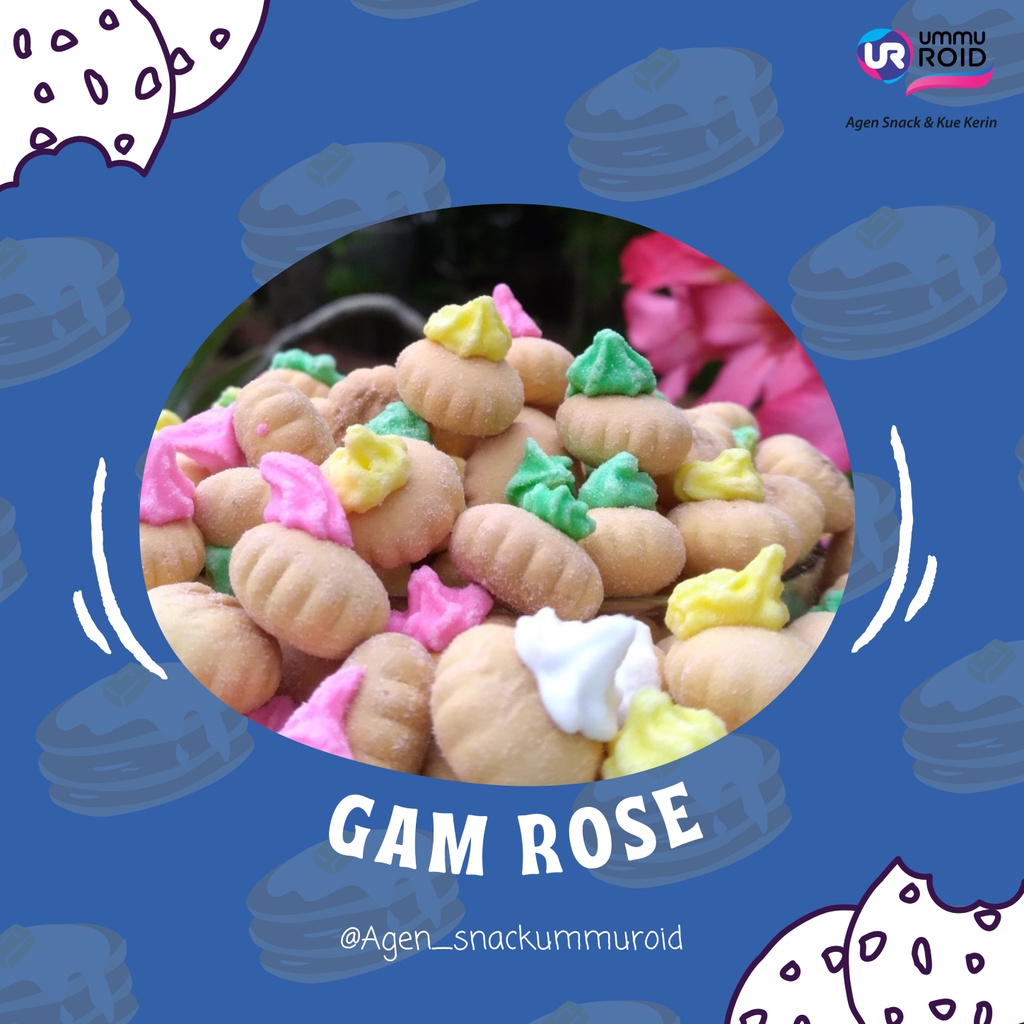 Jual GAM ROSE SNACK JADUL/JAJANAN JADUL 250gr/500gr/1kg | Shopee Indonesia
