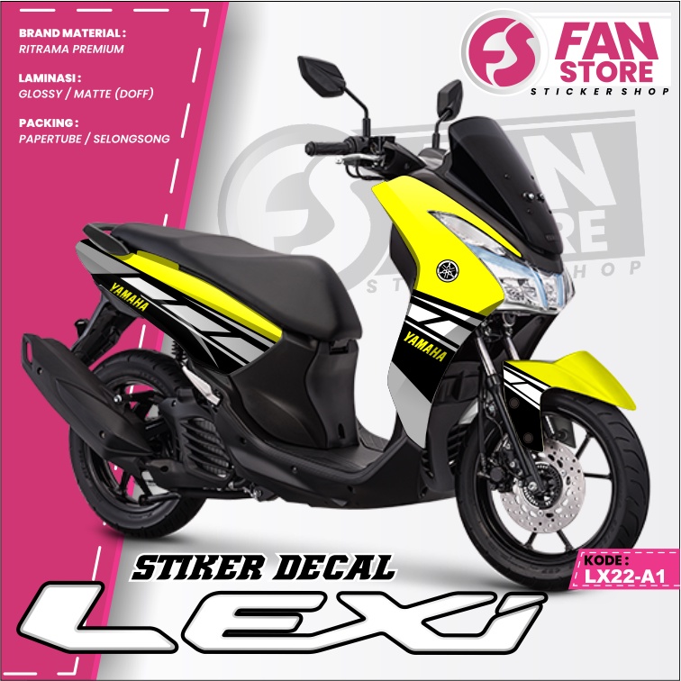 Jual Sticker Decal Lexi SHARK - Decal Stiker Motor Lexi Fullbody ...