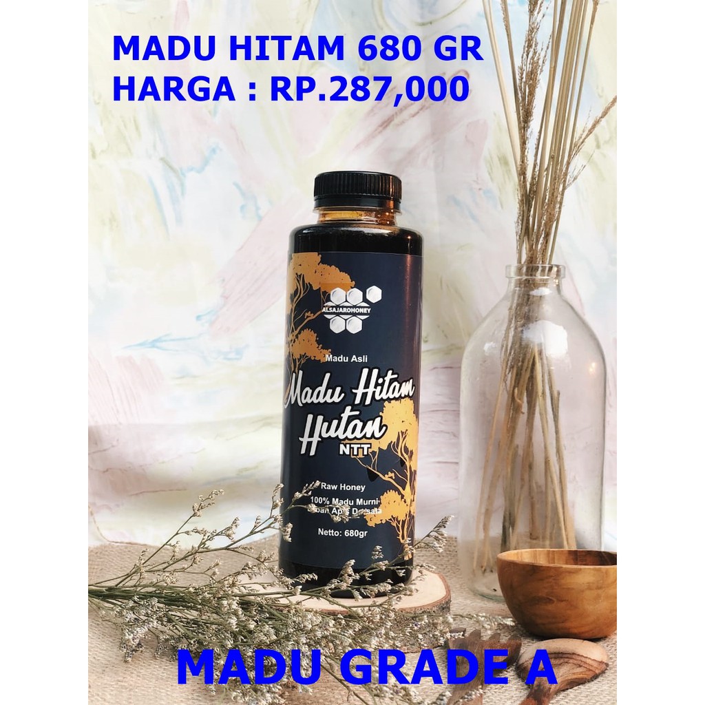 Jual Madu Hutan Asli NTT (Warna Hitam 680 gr) | Shopee Indonesia