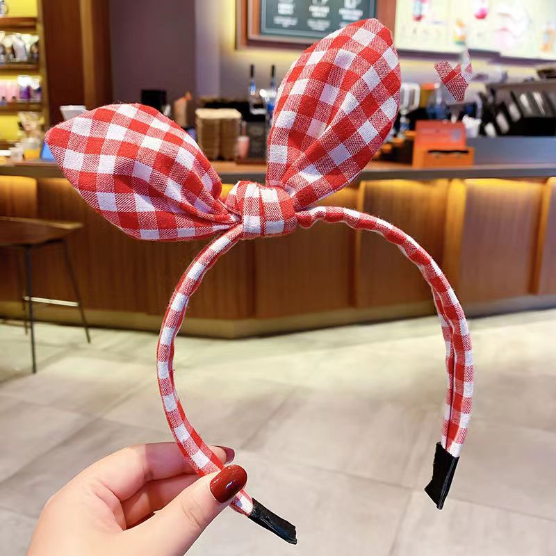 Jual (Hello Girl)B86 Bando Anak Bando Kain Motif Pita Kupu Import ...