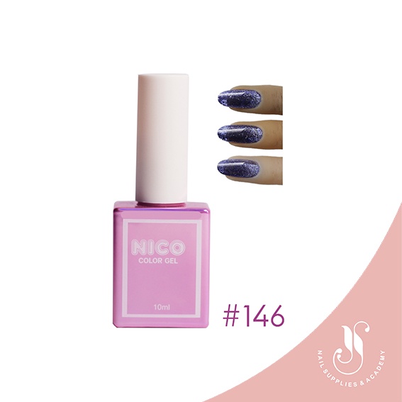 Jual Nico Color # 146 / Gel polish / kutek gel / nail art | Shopee ...