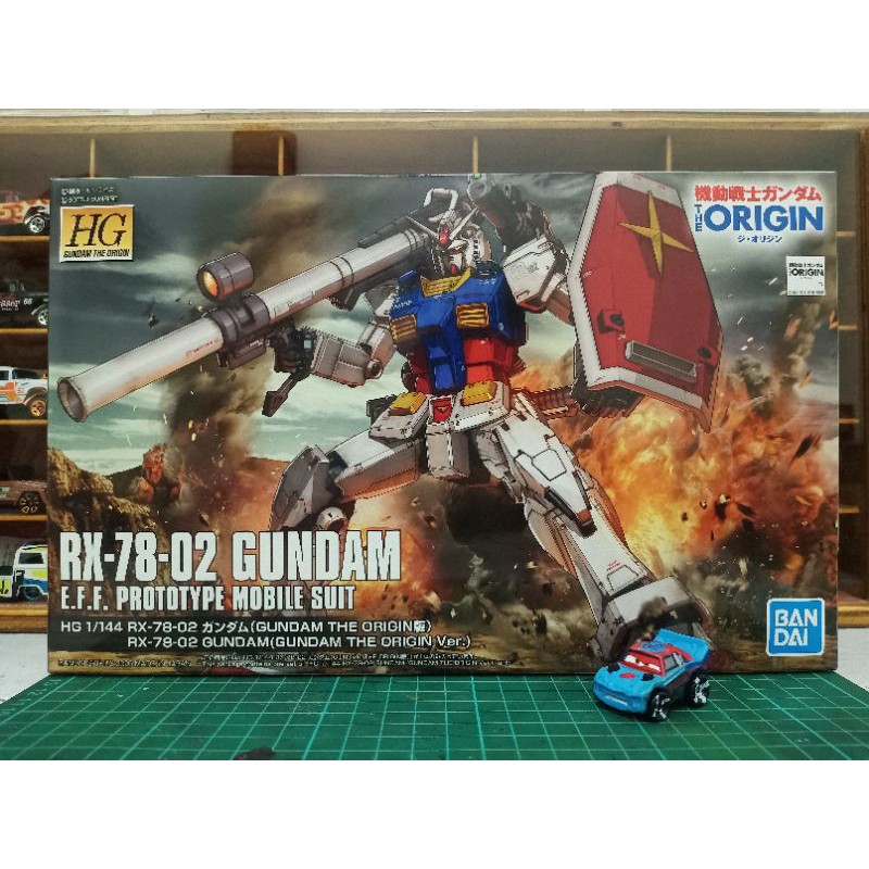 Jual HG 1/144 RX-78-02 Gundam the Origin Ver. Bandai | Shopee Indonesia