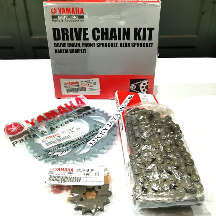 Jual Gearset girset chainkit gear gir set rantai Jupiter Z1 Injeksi F1 Fi ORIGINAL | Shopee ...