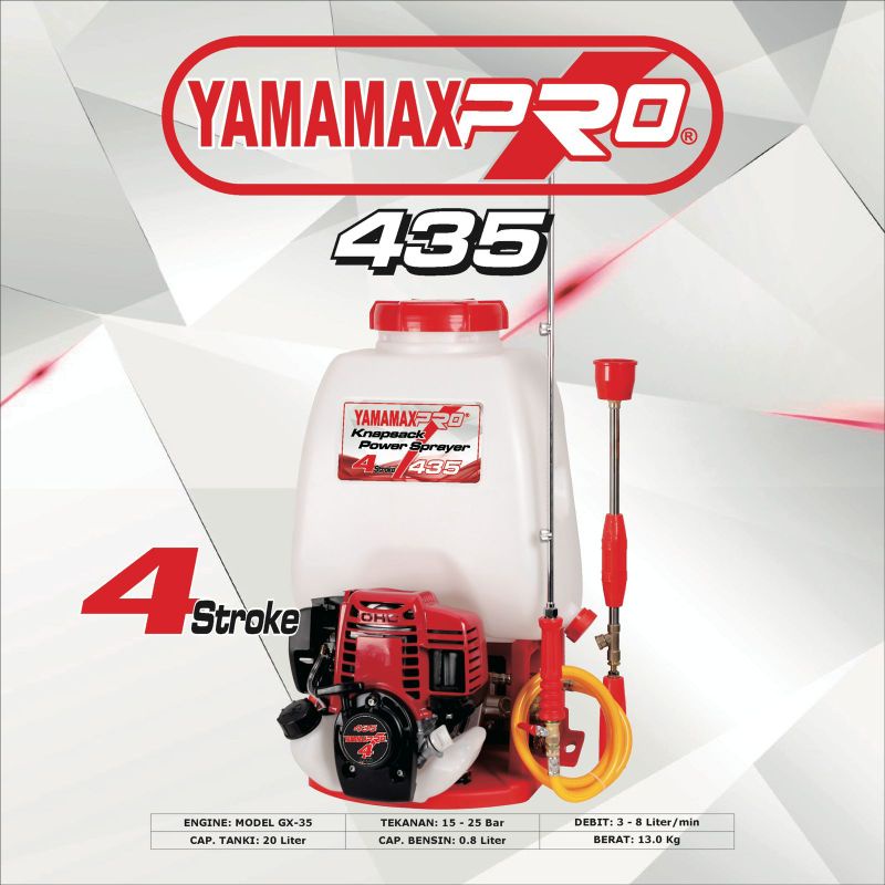 Jual Mesin Knapsack 4tak 20L Yamamax 435 Mesin Semprot Hama | Shopee ...