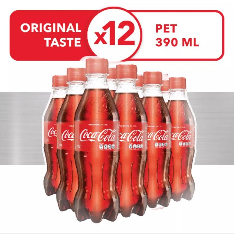 Jual SPRITE | COCA COLA | FANTA PET 390 ML x 12 BOTOL | Shopee Indonesia