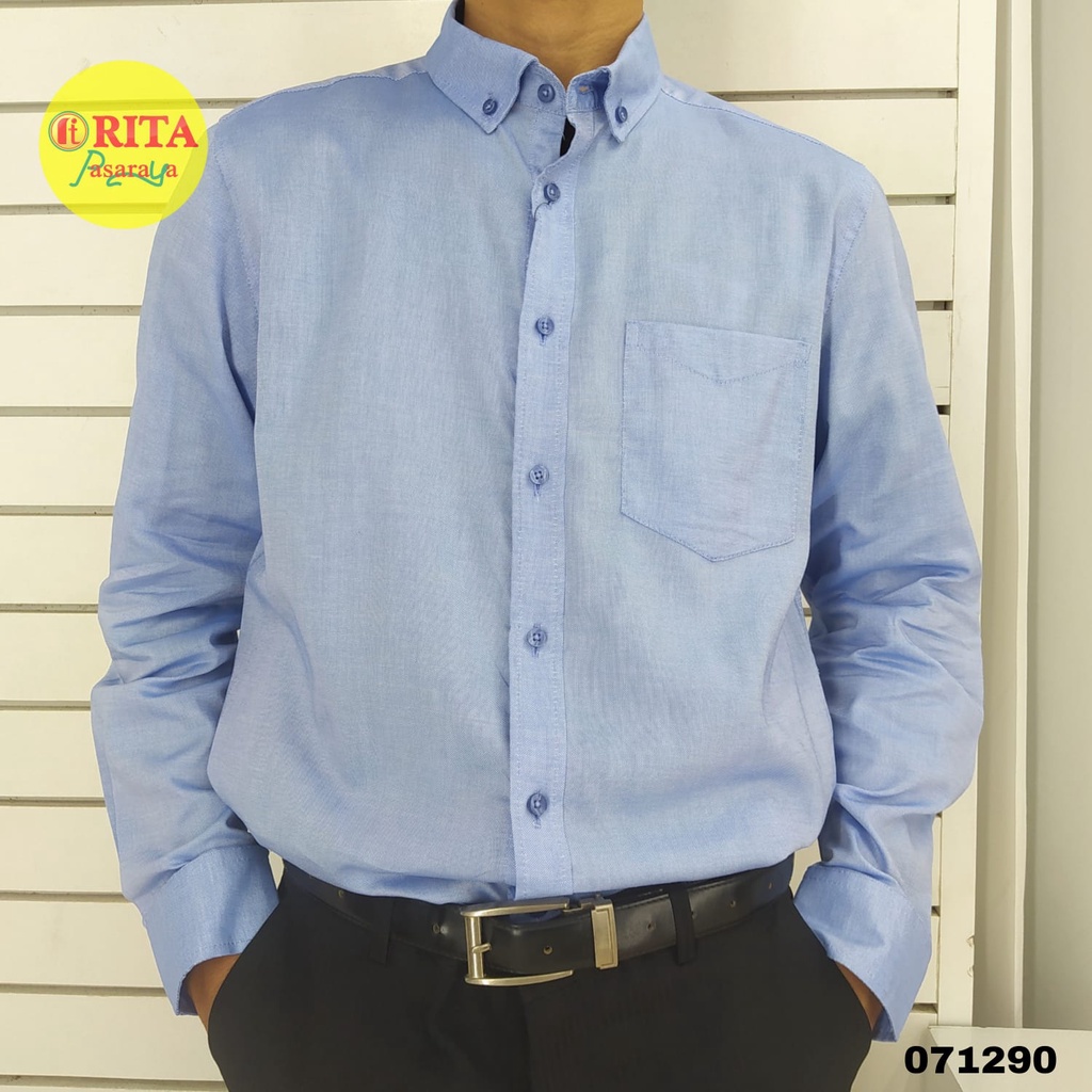 Jual Lawell Kemeja Pria Lengan Panjang Formal | Shopee Indonesia