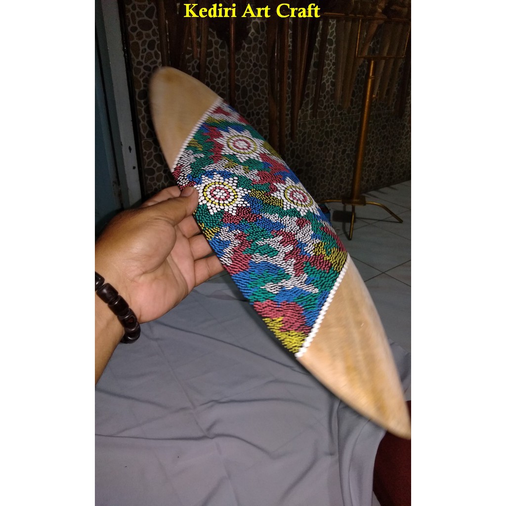 Jual JUAL PRODUK MURAH Surfing Kayu MAHUNI Dot Painting Aboriginal 40 ...