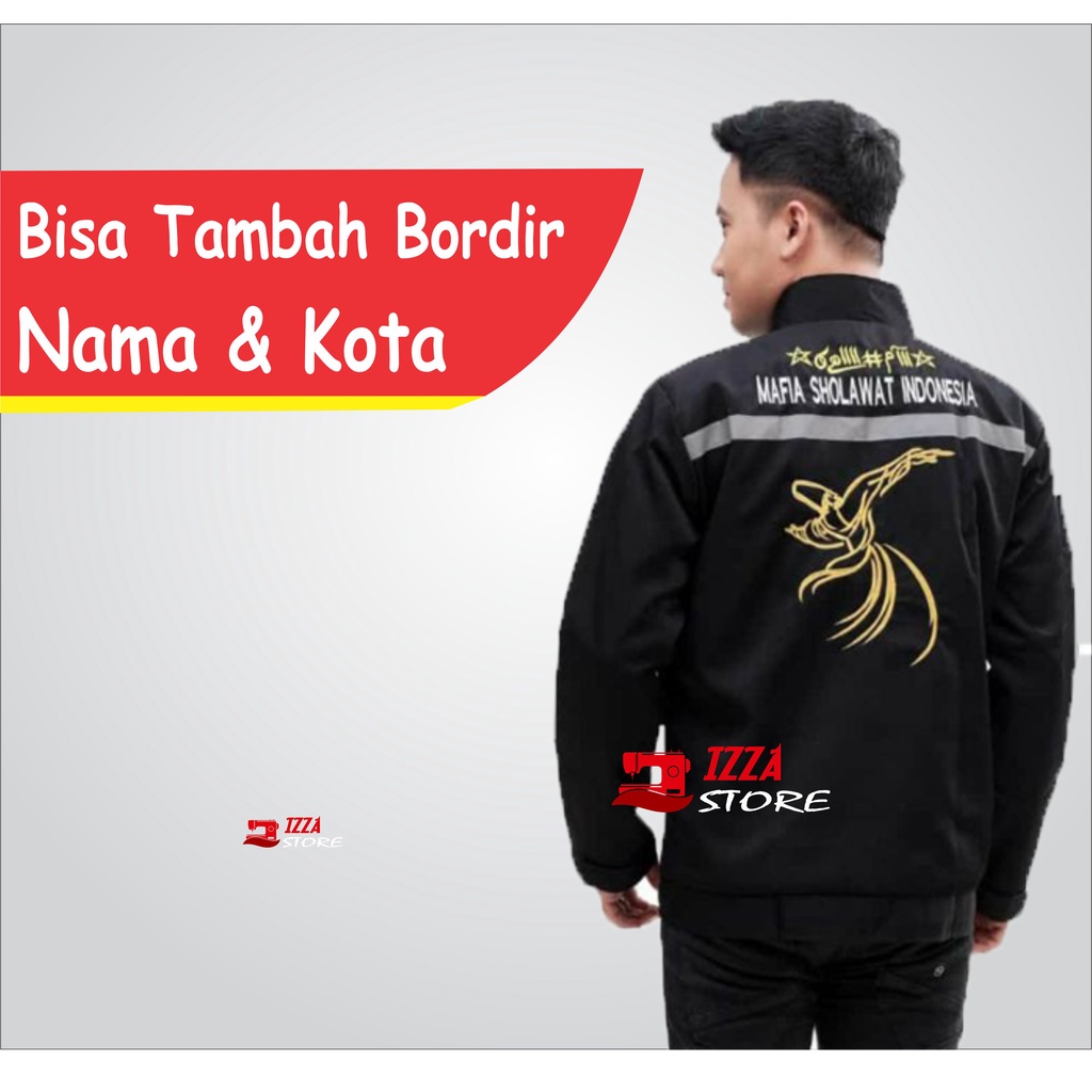 Jual (BISA COD) JAKET MAJLIS MAFIA SHOLAWAT + BORDIR NAMA | PROMO JAKET ...