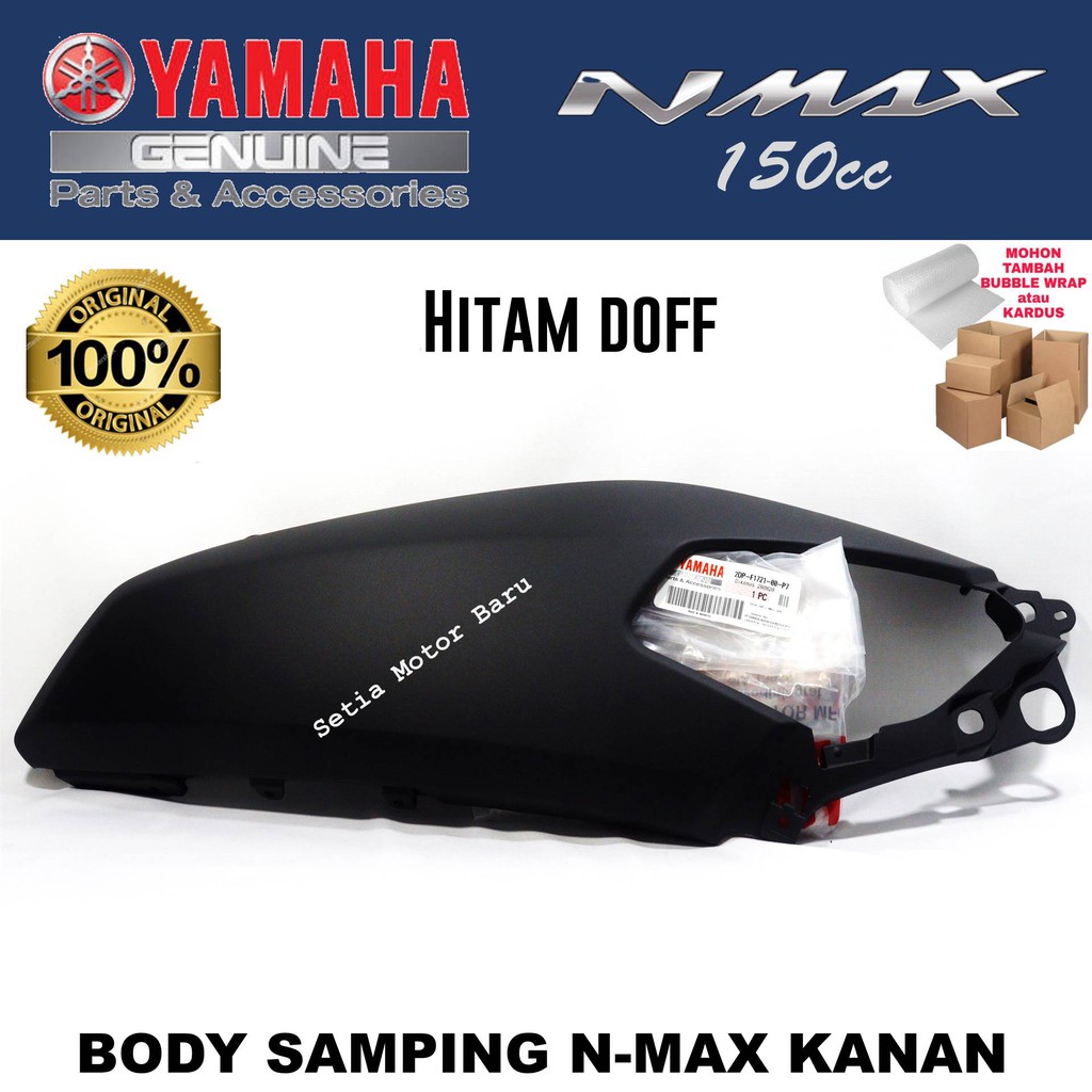 Jual Yamaha Body Bodi Samping Nmax Cover Side N Max Old Hitam Doff ...