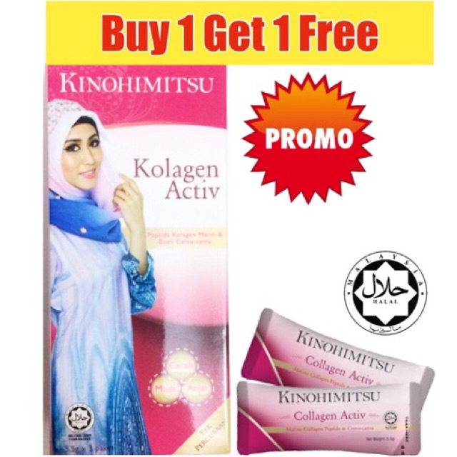 Jual Kinohimitsu Collagen Active Kolagen Activ produk 100% original ...
