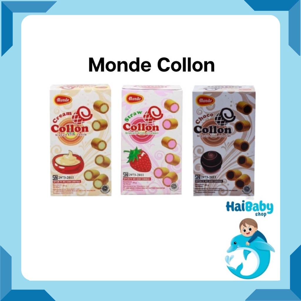 Jual Monde Collon (Biskuit Roll Isi Cream)50g | Shopee Indonesia