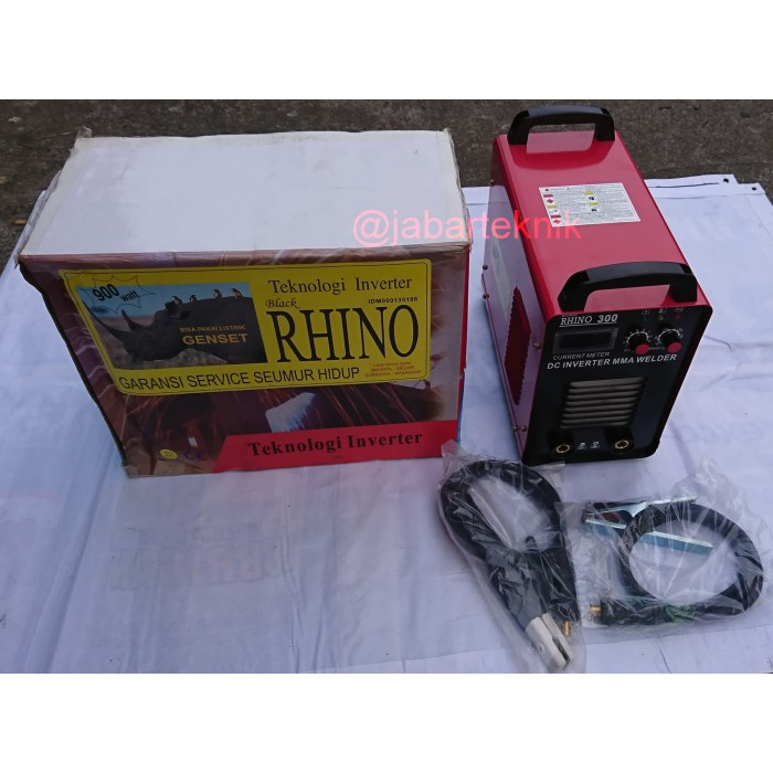 Jual MESIN LAS INVERTER 300 A RHINO TRAFO LAS MMA 300 | Shopee Indonesia