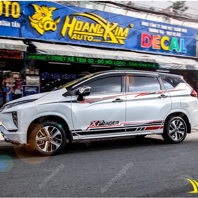 Jual Stiker mobil xpander stiker variasi list mobil xpander cuting stiker striping mobil xpander ...